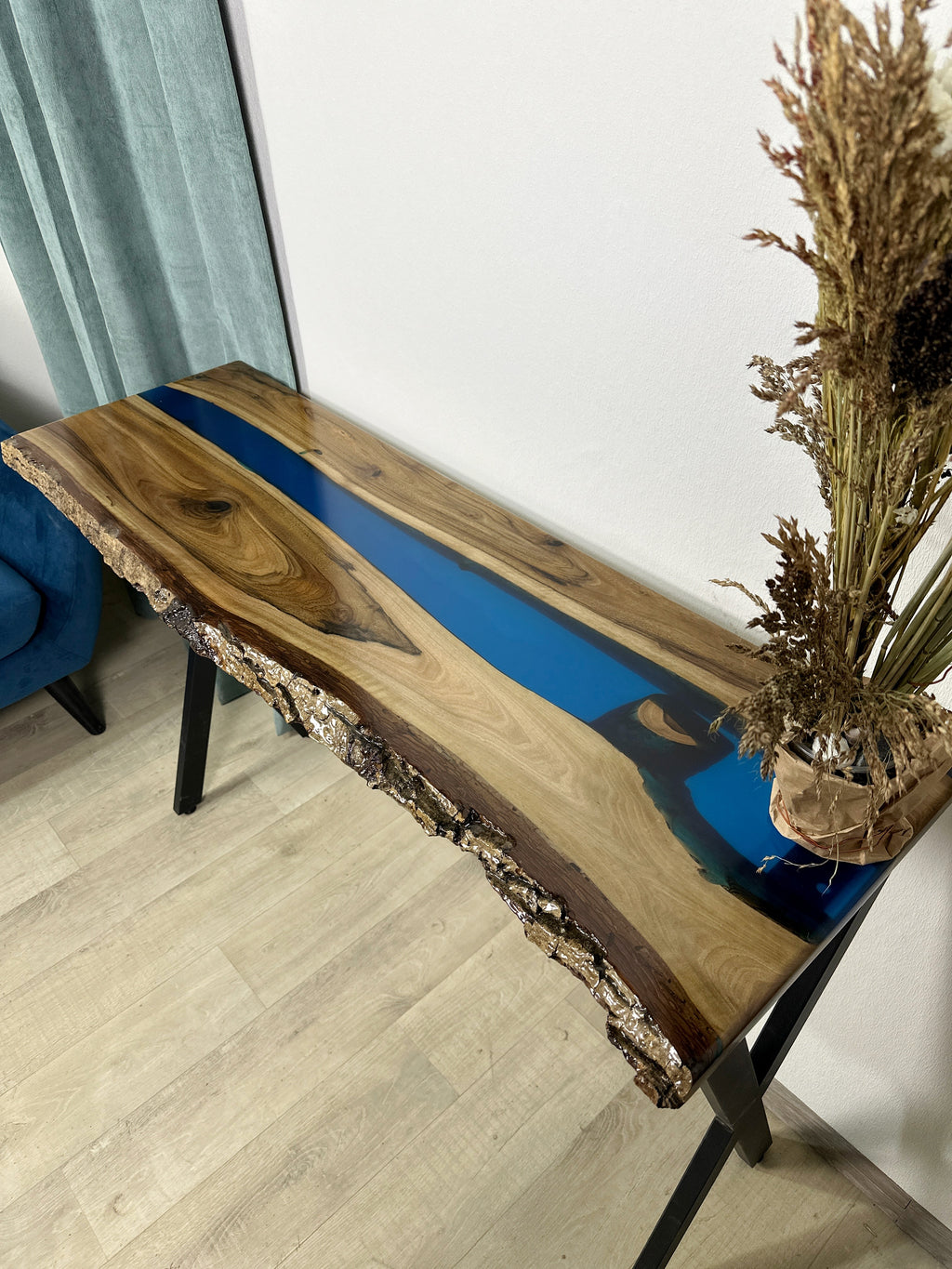 Blue River Console Table – ThunderWood Studio