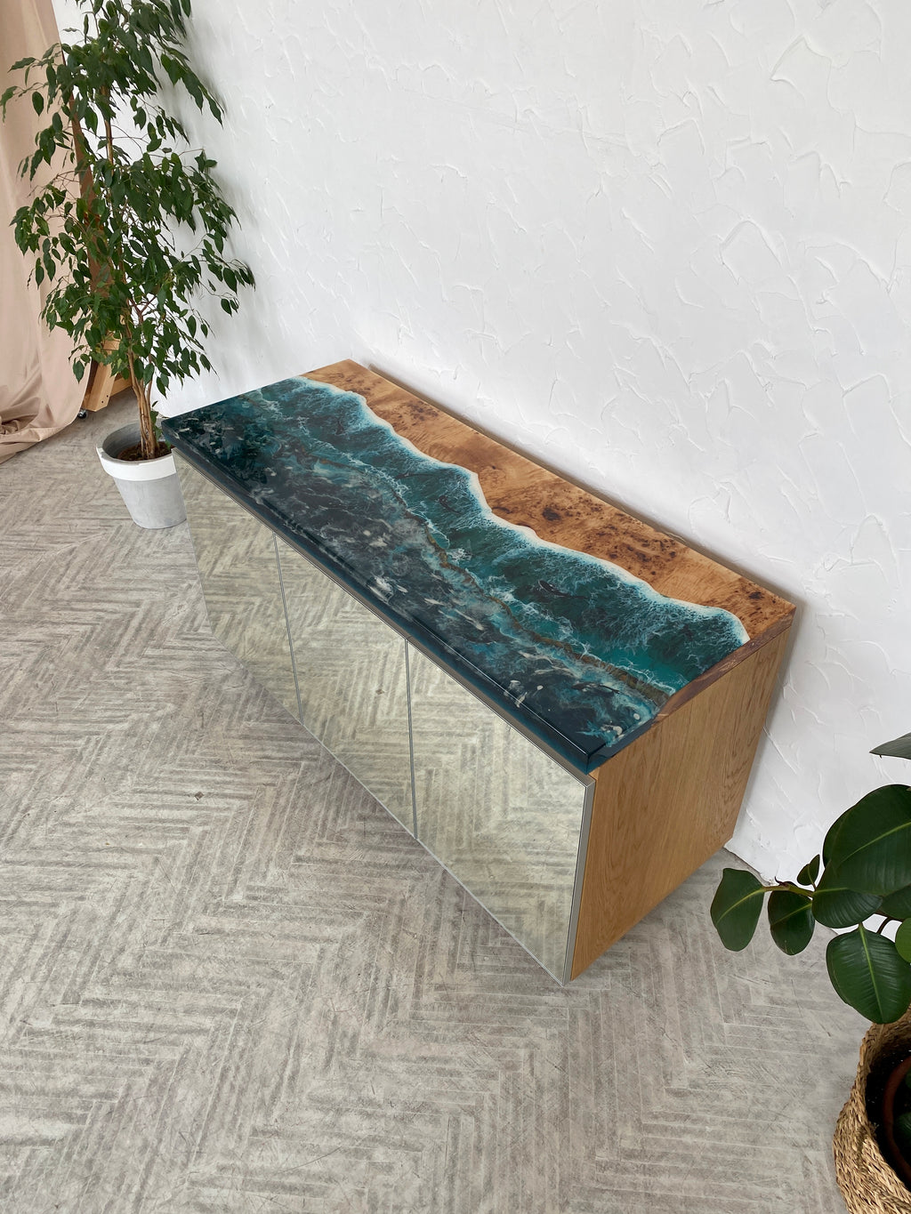 Ocean Resin Cabinets – ThunderWood Studio