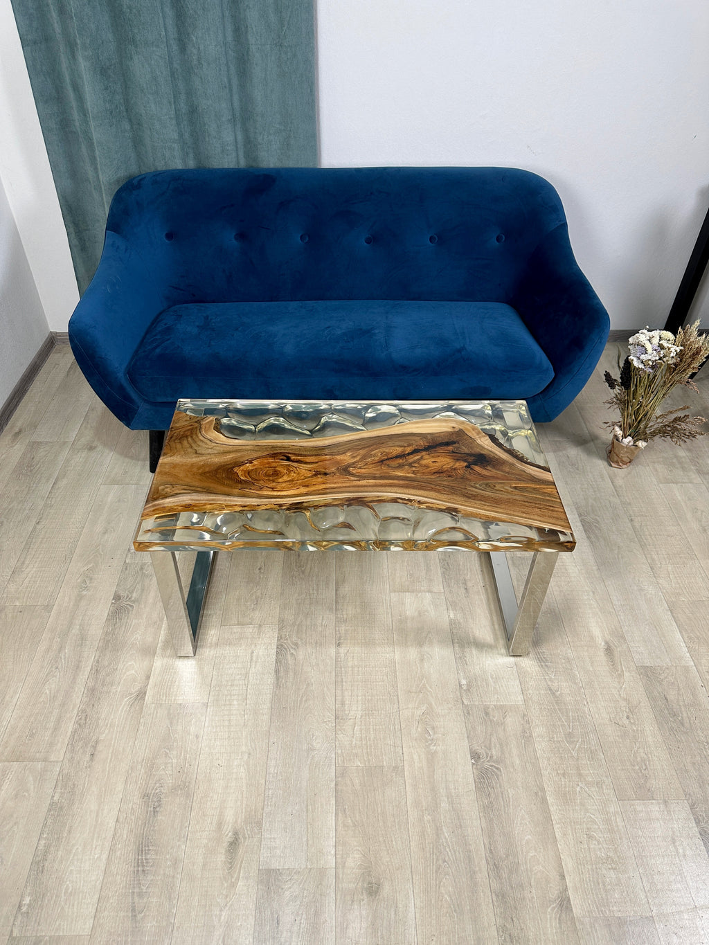 Clear Epoxy Coffee Table – ThunderWood Studio