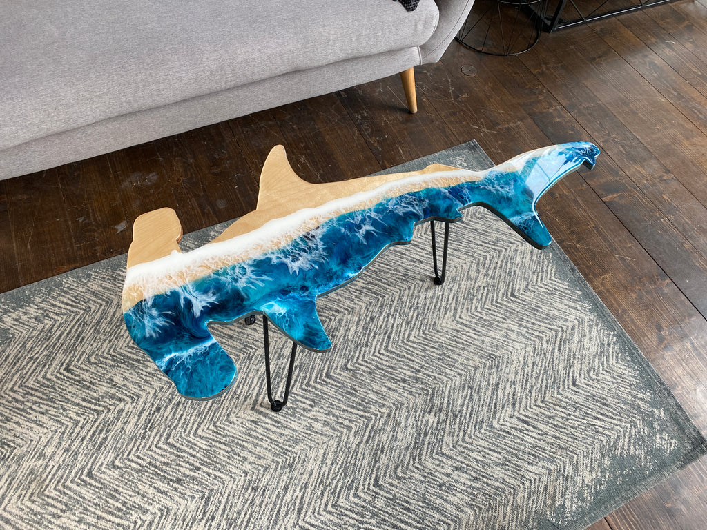 Hammerhead Fish Table – ThunderWood Studio